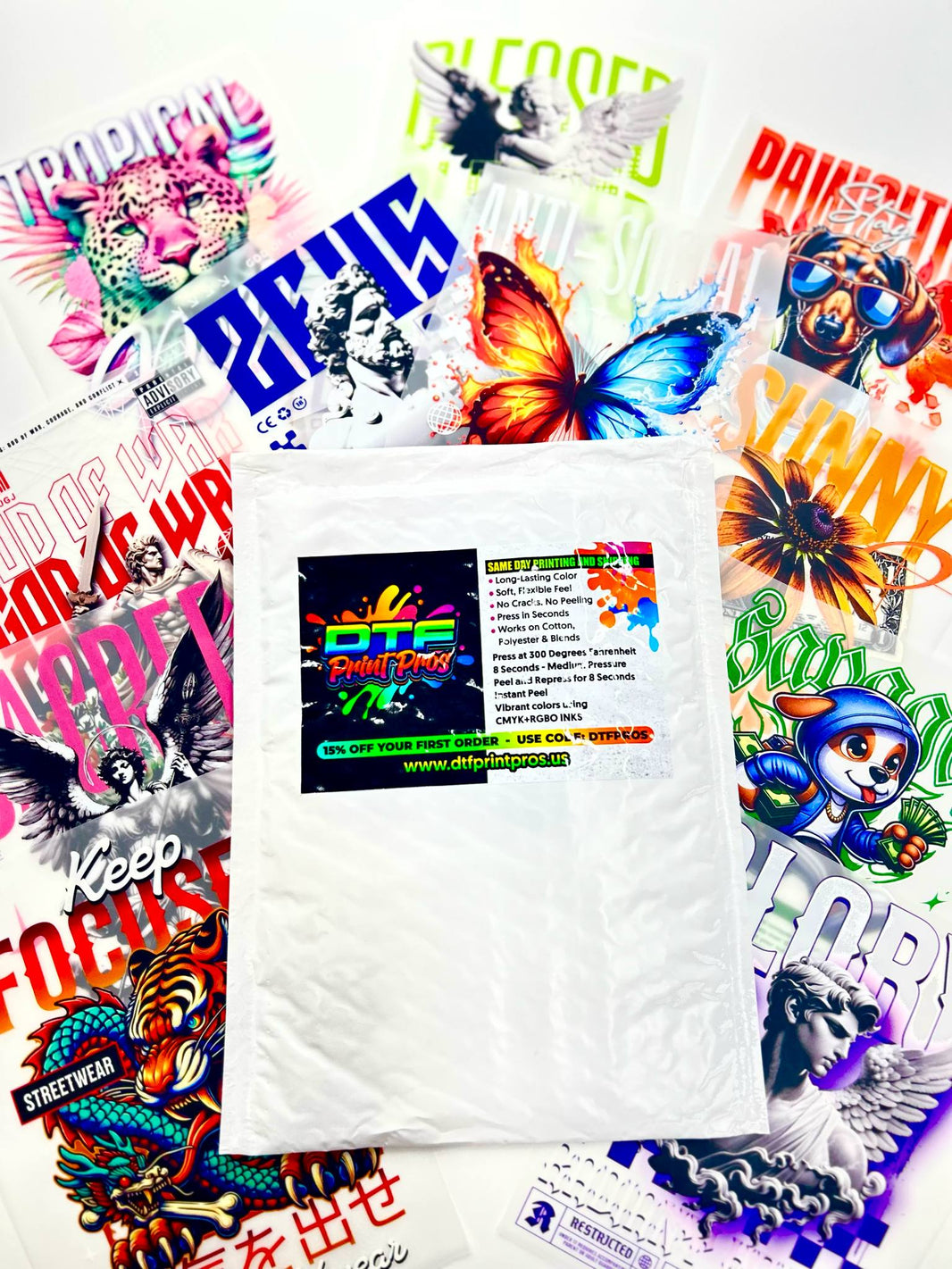 High-Quality DTF Transfers | Custom dtf gang sheet – DTF Print Pros